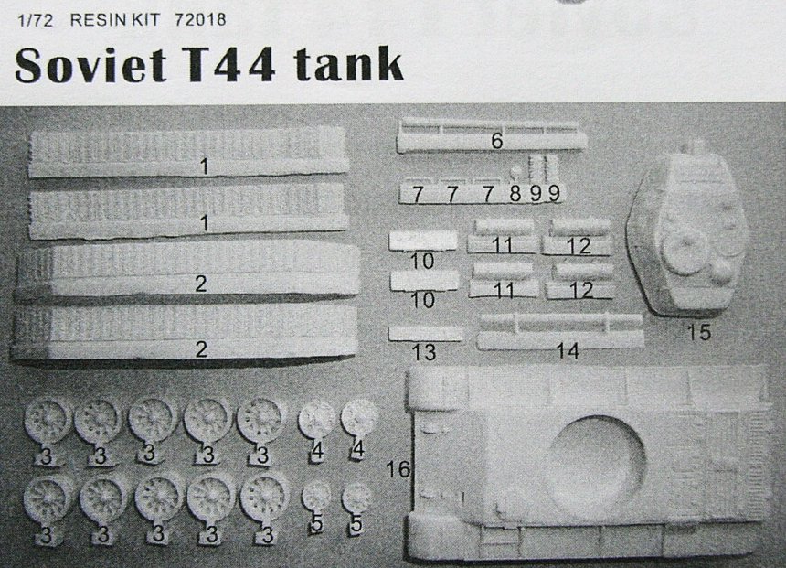 MODELIMEX Online Shop | 1/72 Soviet T44 tank | your favourite model shop
