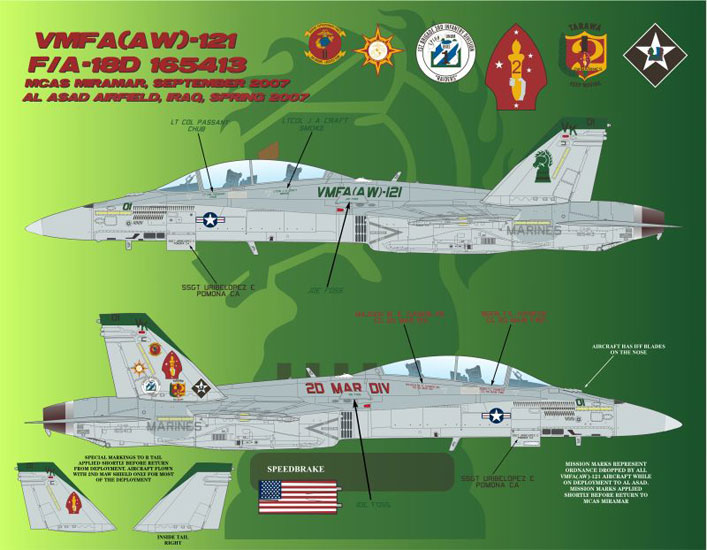 MODELIMEX Online Shop | 1/48 F/A-18D 'Green Hornets' VMFA-121/VMFAT-101 ...