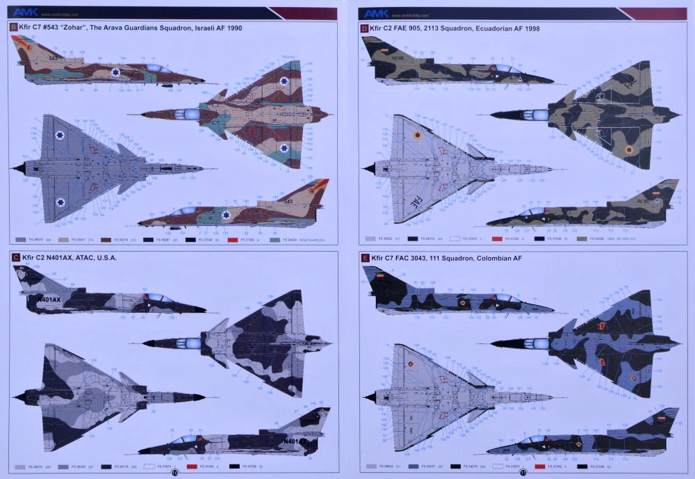 MODELIMEX Online Shop | 1/72 IAI KFIR C2/C7 (5x camo) | your favourite ...