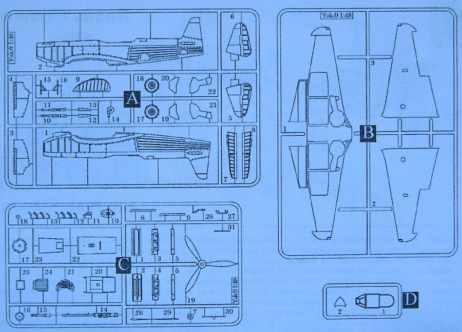 MODELIMEX Online Shop | 1/48 Yakovlev Yak-9T (Ace Ivan Stepanenko ...