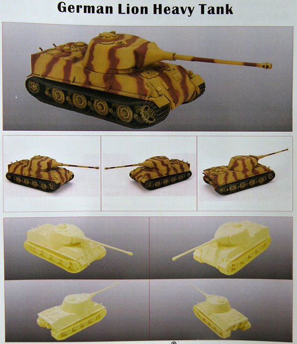 MODELIMEX Online Shop | 1/72 German Lion Heavy Tank | your favourite ...