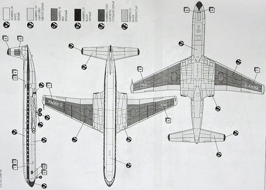 MODELIMEX Online Shop | 1/144 D.H.106 Comet - 4B | your favourite model ...