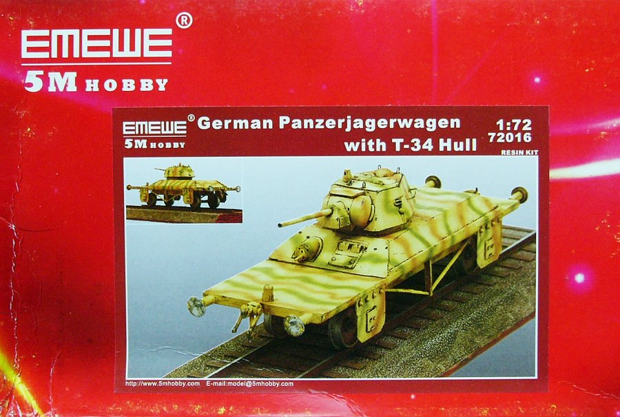 MODELIMEX Online Shop | 1/72 German Panzerjagerwagen with T-34 Hull ...