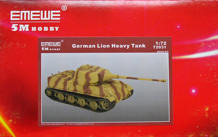MODELIMEX Online Shop | 1/72 German Lion Heavy Tank | your favourite ...