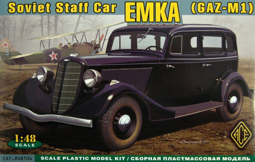 MODELIMEX Online Shop | 1/48 GAZ-M1 EMKA Soviet Staff Car | your ...