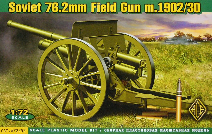 MODELIMEX Online Shop | 1/72 Gun 76.2mm (3 inch) Soviet gun mod. 1902/ ...