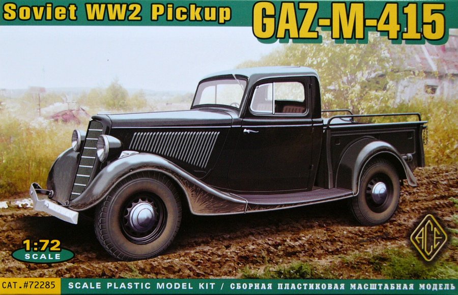 MODELIMEX Online Shop | 1/72 GAZ-M-415 Soviet WWII Pickup | your ...