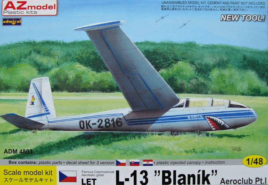 MODELIMEX Online Shop | 1/48 LET L-13 Blanik (3x decal versions) | your ...