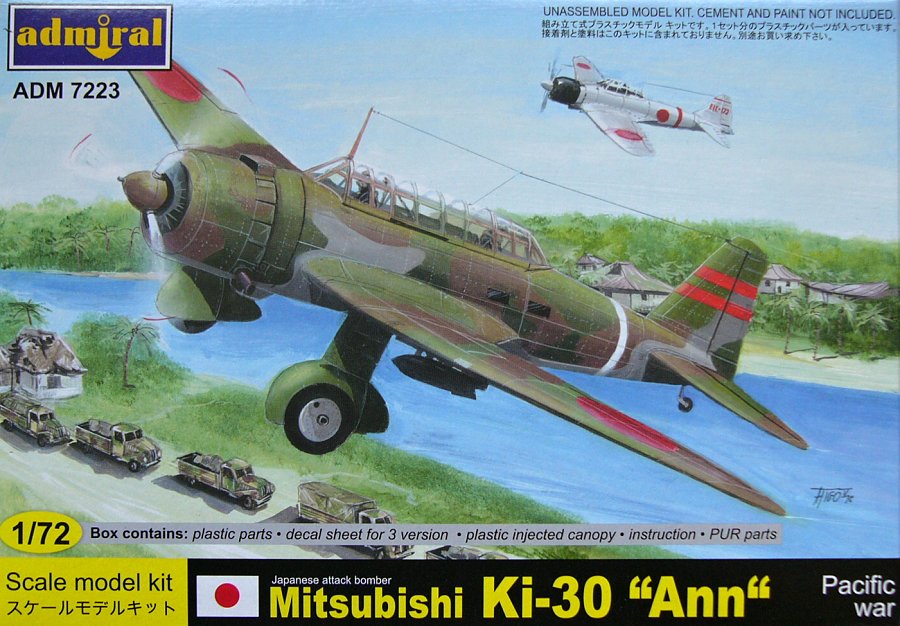 MODELIMEX Online Shop | 1/72 Mitsubishi Ki-30 Ann (Pacific War) | your ...