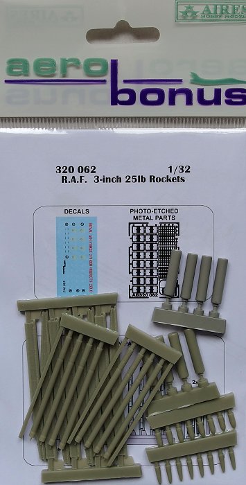 MODELIMEX Online Shop | 1/32 R.A.F. 3-inch 25lb rockets | your ...