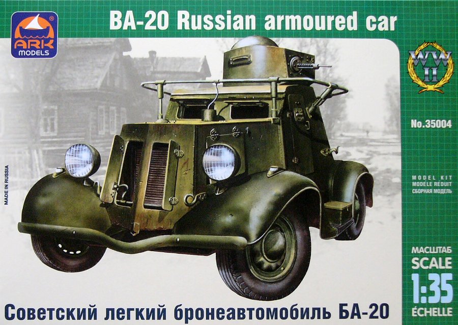 MODELIMEX Online Shop | 1/35 BA-20 Russian armoured car | your ...