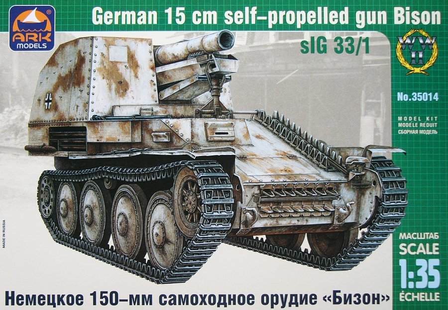 MODELIMEX Online Shop | 1/35 Bison German 150mm self-propelled gun ...