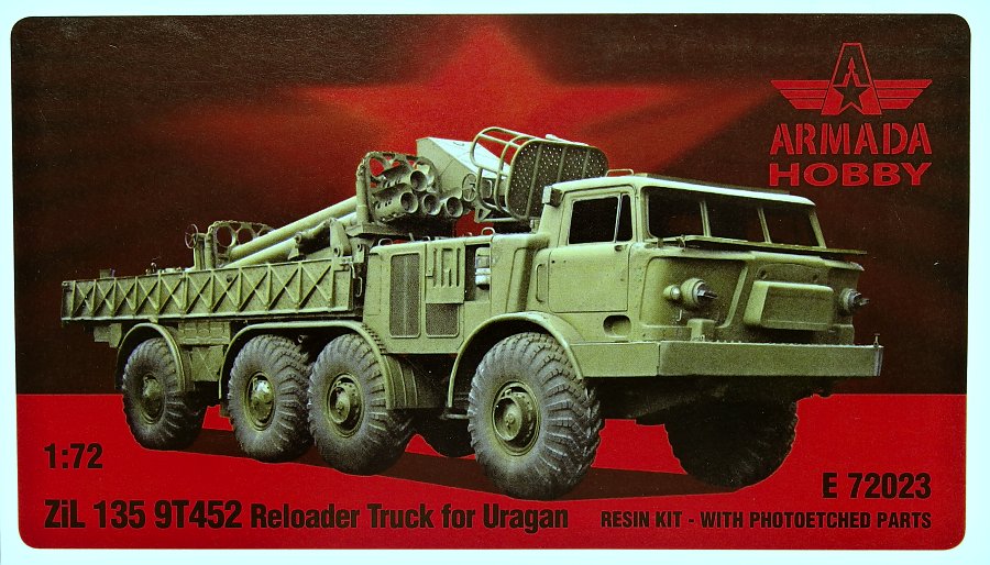 MODELIMEX Online Shop | 1/72 ZIL-135 9T452 Reloader Truck for Uragan ...