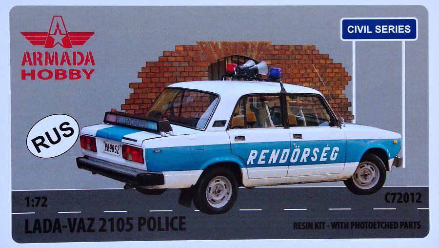 MODELIMEX Online Shop | 1/72 LADA-VAZ 2105 POLICE (civil series) | your ...