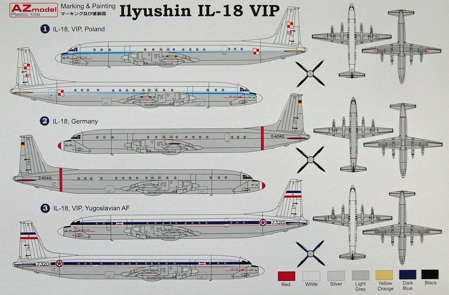 MODELIMEX Online Shop | 1/144 Ilyushin IL-18 VIP | your favourite model ...