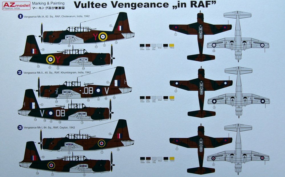 MODELIMEX Online Shop | 1/48 Vultee Vengeance (RAF) | your favourite ...
