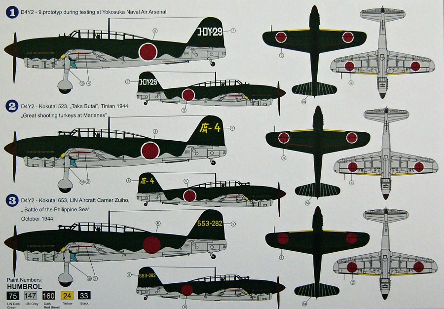 MODELIMEX Online Shop | 1/72 Kugisho D4Y2 'Judy' Suisei 12 HQ | your ...