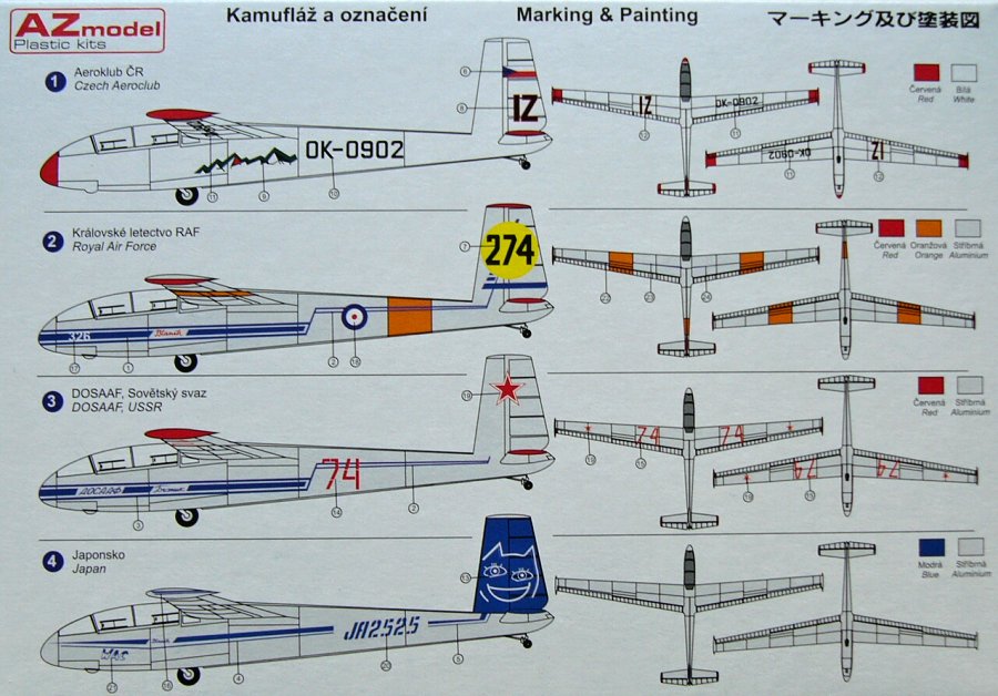 MODELIMEX Online Shop | 1/72 L-13 Blanik Glider (BASIC EDITION) | your ...