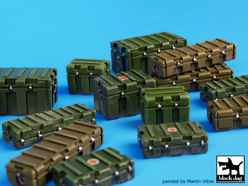 MODELIMEX Online Shop | 1/35 Universal modern plastic boxes accessory ...