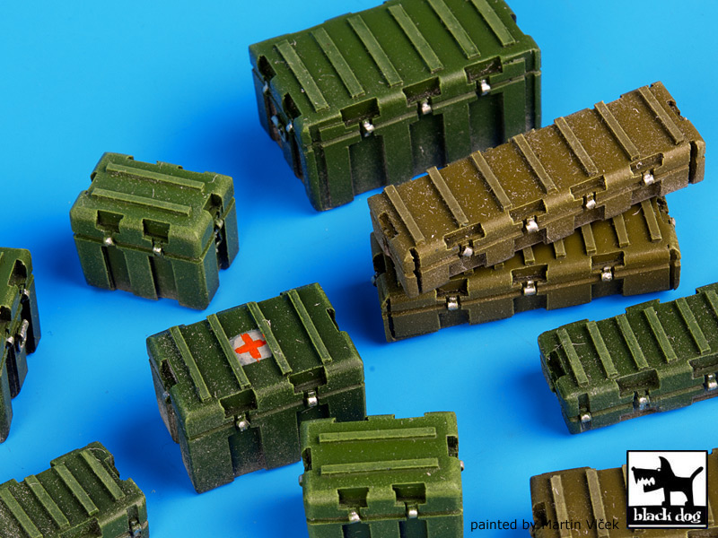 MODELIMEX Online Shop | 1/35 Universal modern plastic boxes accessory ...