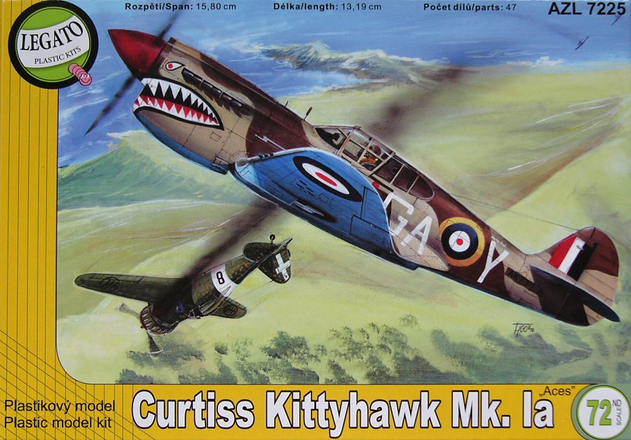 MODELIMEX Online Shop | 1/72 Curtiss Kittyhawk Mk.Ia ACES (2x RAF ...