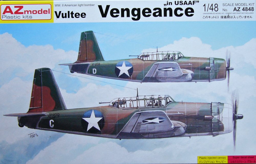 MODELIMEX Online Shop | 1/48 Vultee Vengeance (USAAF) | your favourite ...