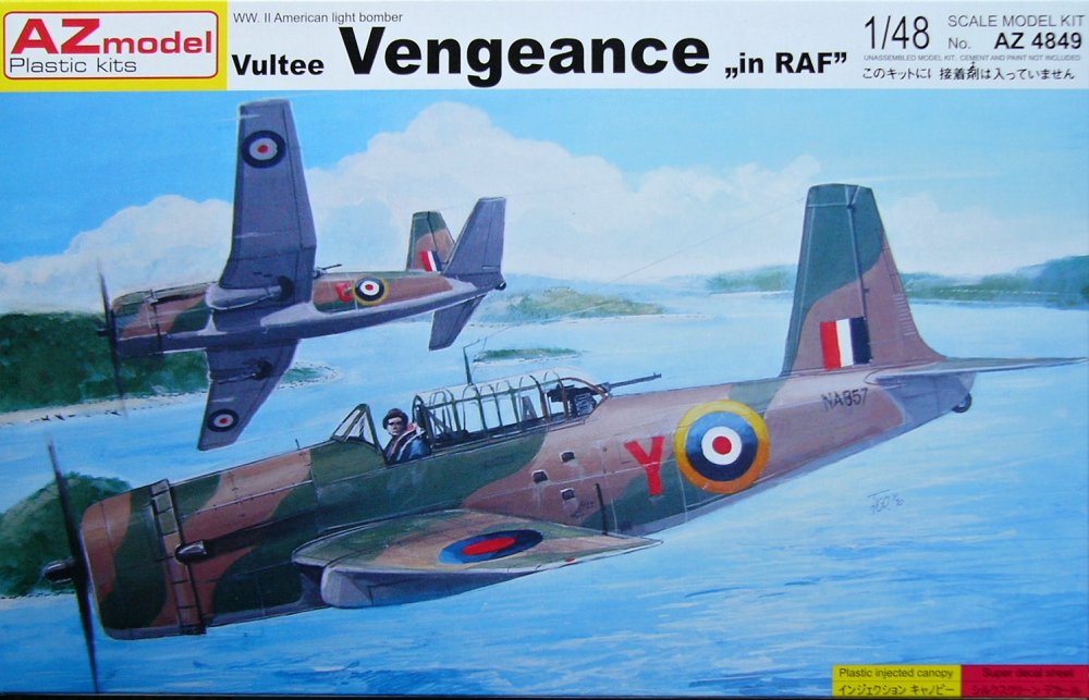 MODELIMEX Online Shop | 1/48 Vultee Vengeance (RAF) | your favourite ...