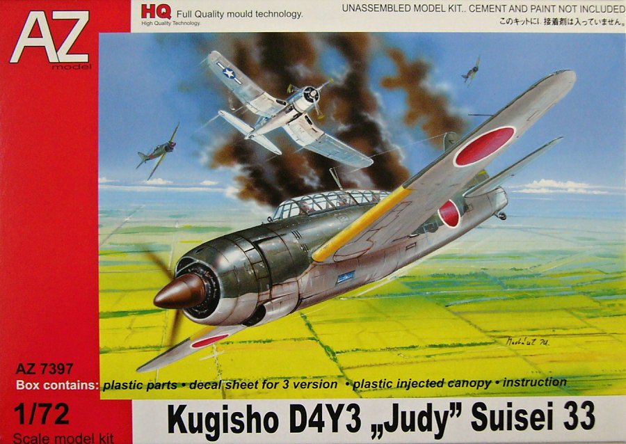 MODELIMEX Online Shop | 1/72 Kugisho D4Y3 'Judy' Suisei 33 HQ | your favourite model shop