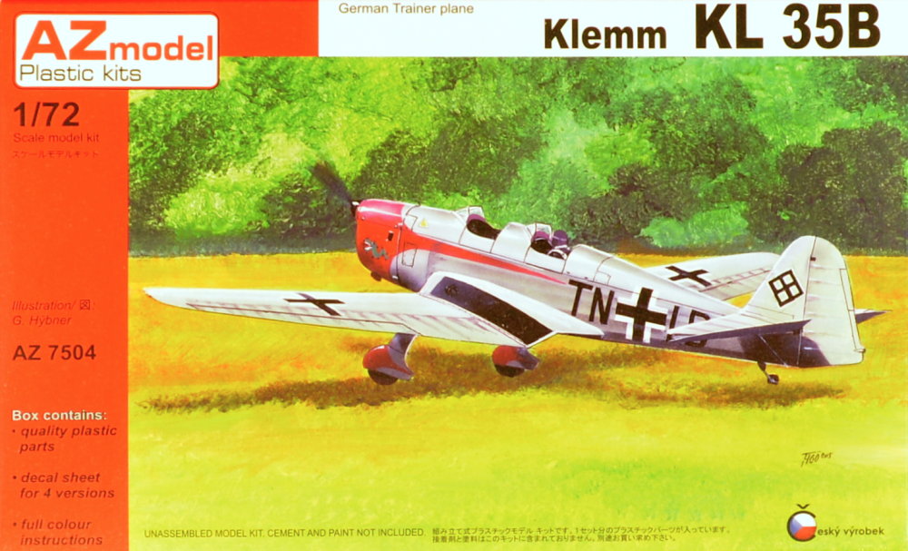 MODELIMEX Online Shop | 1/72 Klemm KL 35B German Trainer Plane | your ...