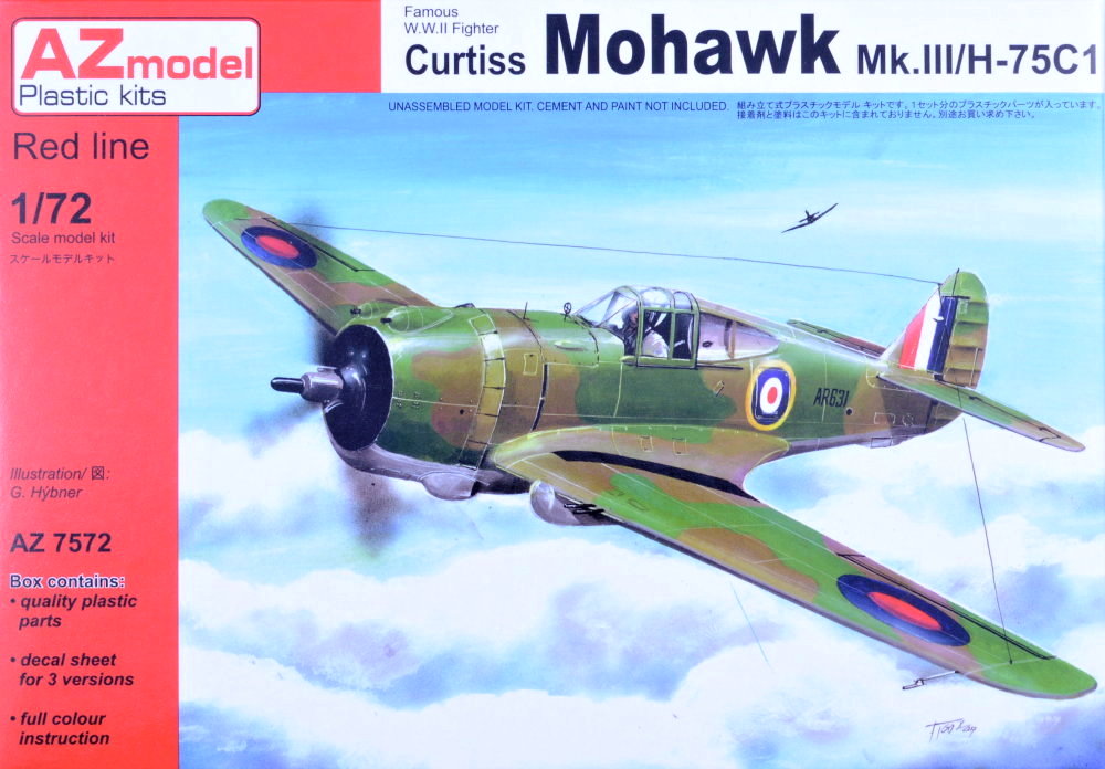 MODELIMEX Online Shop | 1/72 Curtiss Hawk Mk.III/H-75C1 (3x camo ...