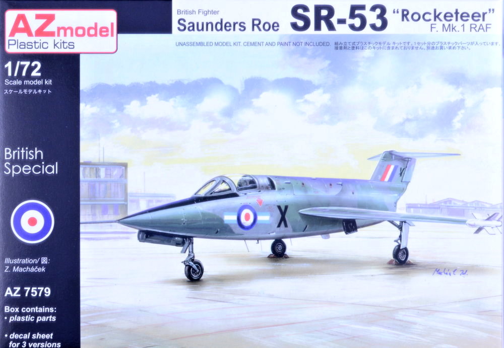 MODELIMEX Online Shop | 1/72 Saunders Roe SR-53 Rocketeer F.Mk.1 (3x ...