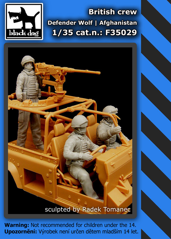 MODELIMEX Online Shop | 1/35 British Crew Defender Wolf Afghan. (3 fig ...