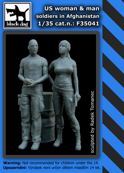 MODELIMEX Online Shop | 1/35 US woman&man soldiers in Afghanistan (2 ...