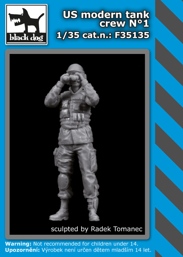 MODELIMEX Online Shop | 1/35 US modern tank crew No.1 (1 fig.) | your ...