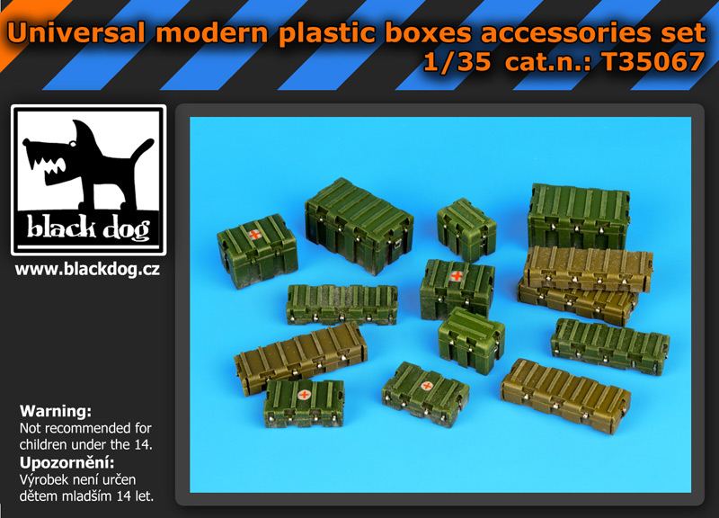 MODELIMEX Online Shop | 1/35 Universal modern plastic boxes accessory ...