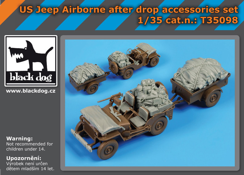 MODELIMEX Online Shop | 1/35 US Jeep Airborne after drop acc.set ...