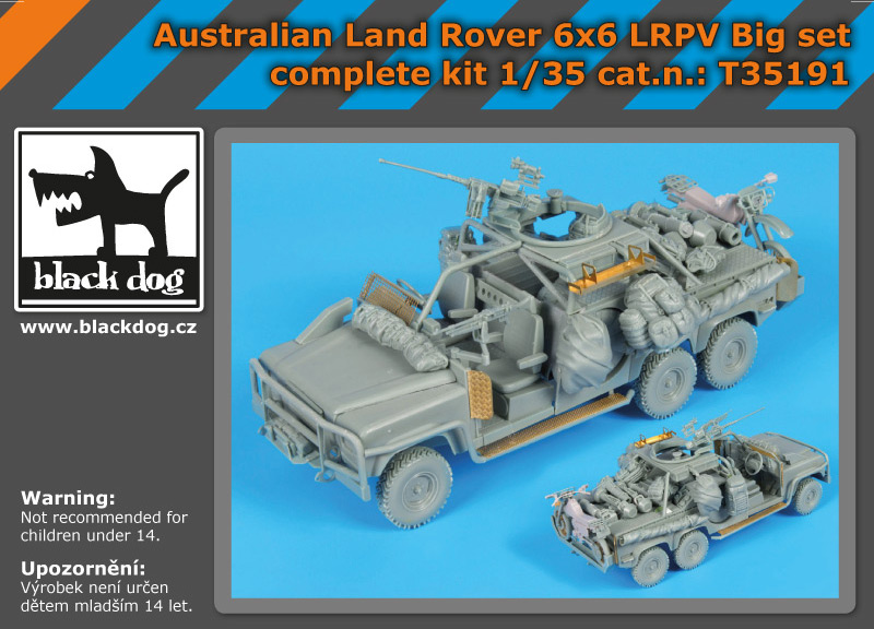 MODELIMEX Online Shop | 1/35 Austral.Land Rover 6x6 LRPV big set full ...