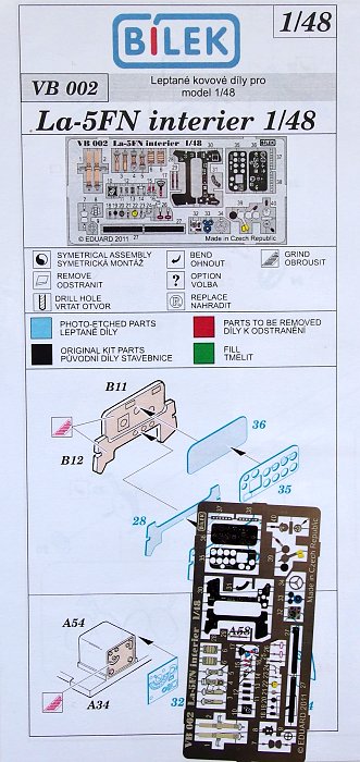 MODELIMEX Online Shop | 1/48 PE set for La-5FN Interior | your ...