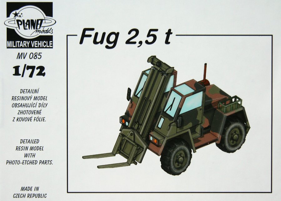MODELIMEX Online Shop | 1/72 FUG 2,5 t (full resin kit) | your ...
