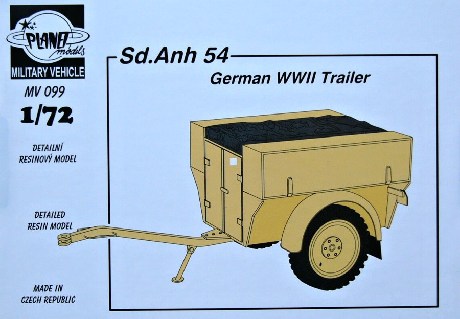 MODELIMEX Online Shop | 1/72 Sd.Anh German WWII Trailer | your ...