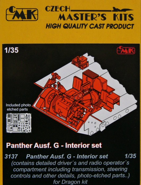 MODELIMEX Online Shop | 1/35 Panther Ausf. G - Interior set (DRAG ...