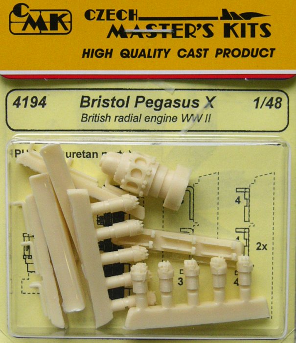MODELIMEX Online Shop | 1/48 Bristol Pegasus X-British radial engine ...