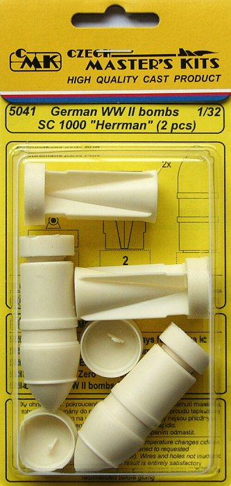 MODELIMEX Online Shop | 1/32 German WWII bombs SC 1000 'Herrman' (2 pcs ...