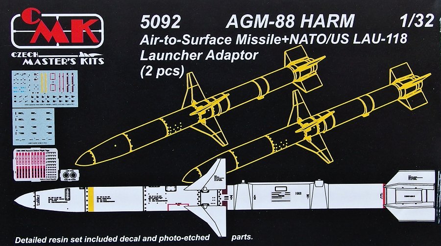 MODELIMEX Online Shop | 1/32 AGM-88 HARM Air-to-Surface Missile (2 pcs ...