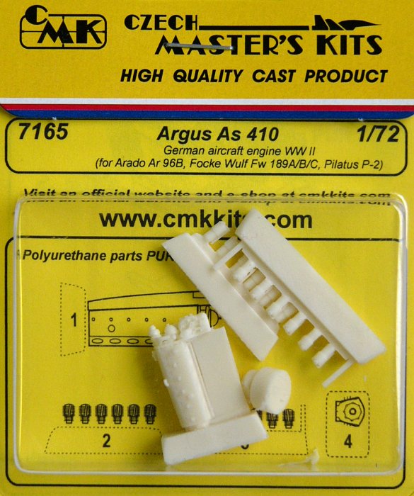 MODELIMEX Online Shop | 1/72 Argus As 410 German aircraft engine WWII ...