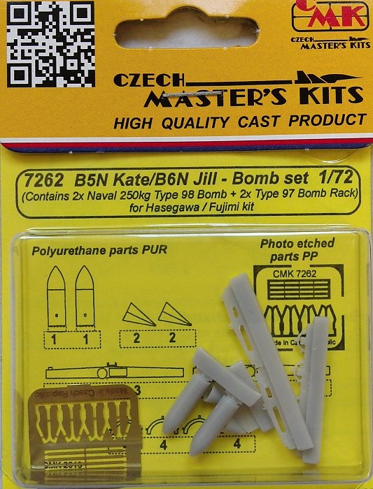 MODELIMEX Online Shop | 1/72 B5N Kate/B6N Jill - Bomb set (HAS/FUJI ...
