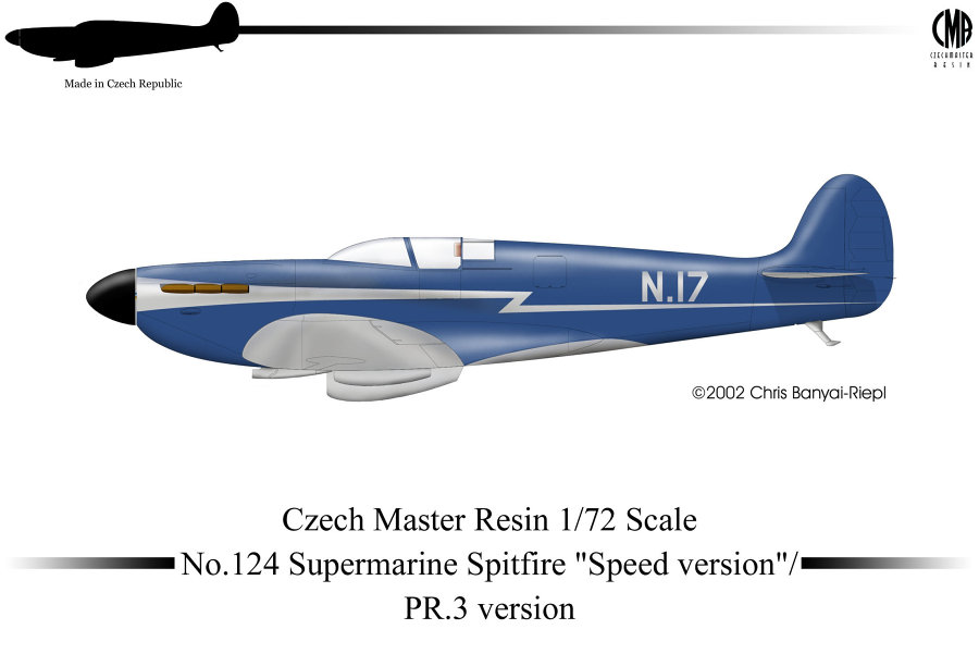 MODELIMEX Online Shop | 1/72 Supermarine Speed Spitfire / Spitfire PR.3 ...