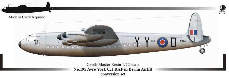 MODELIMEX Online Shop | 1/72 Avro York C.1 conversion set RAF in Berlin ...