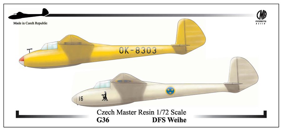 MODELIMEX Online Shop | 1/72 DFS Weihe/VT-3 Vazka (4x decal versions ...