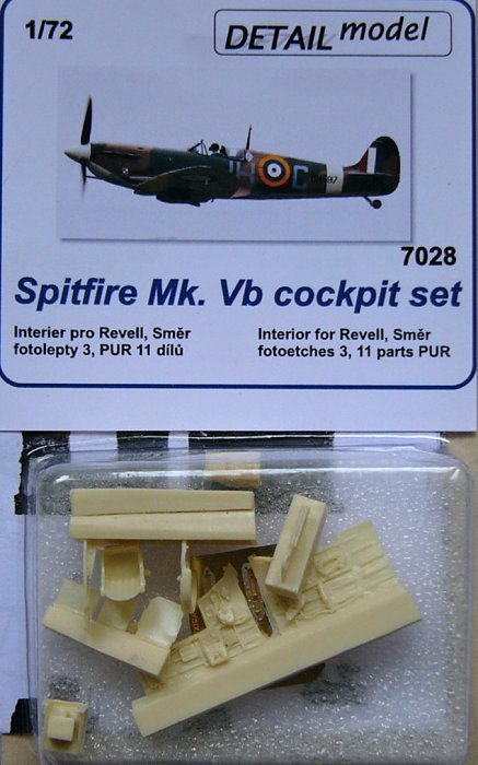 MODELIMEX Online Shop | 1/72 Spitfire Mk.Vb - Cockpit set (REV/SMĚR ...